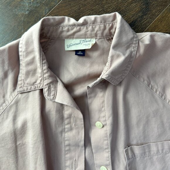 Universal Thread | Tops | Womens Light Pink Button Down Shirt | Poshmark